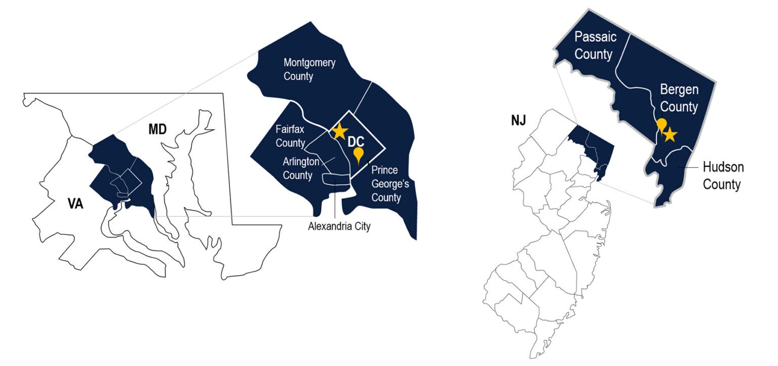 About Our Catchment Area | Lombardi Comprehensive Cancer Center ...